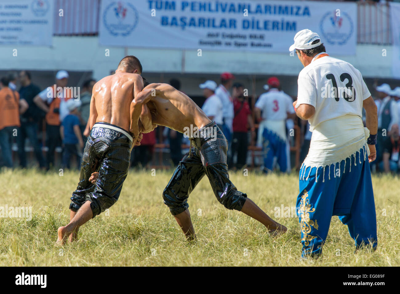 Turkish wrestlers kirkpinar hi-res stock photography and images - Alamy