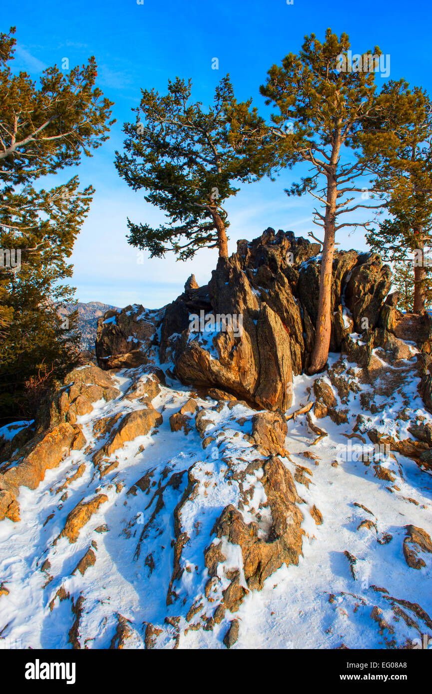 Rocky Mountain National Park, rugged terrain, winter, Landscape, snow ...