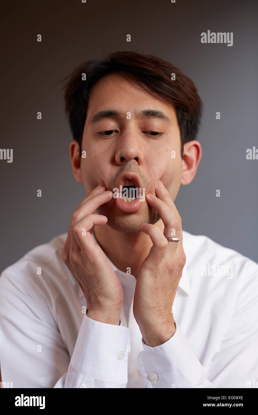 Portrait Session with Michael 33 year old singing student Stock Photo ...