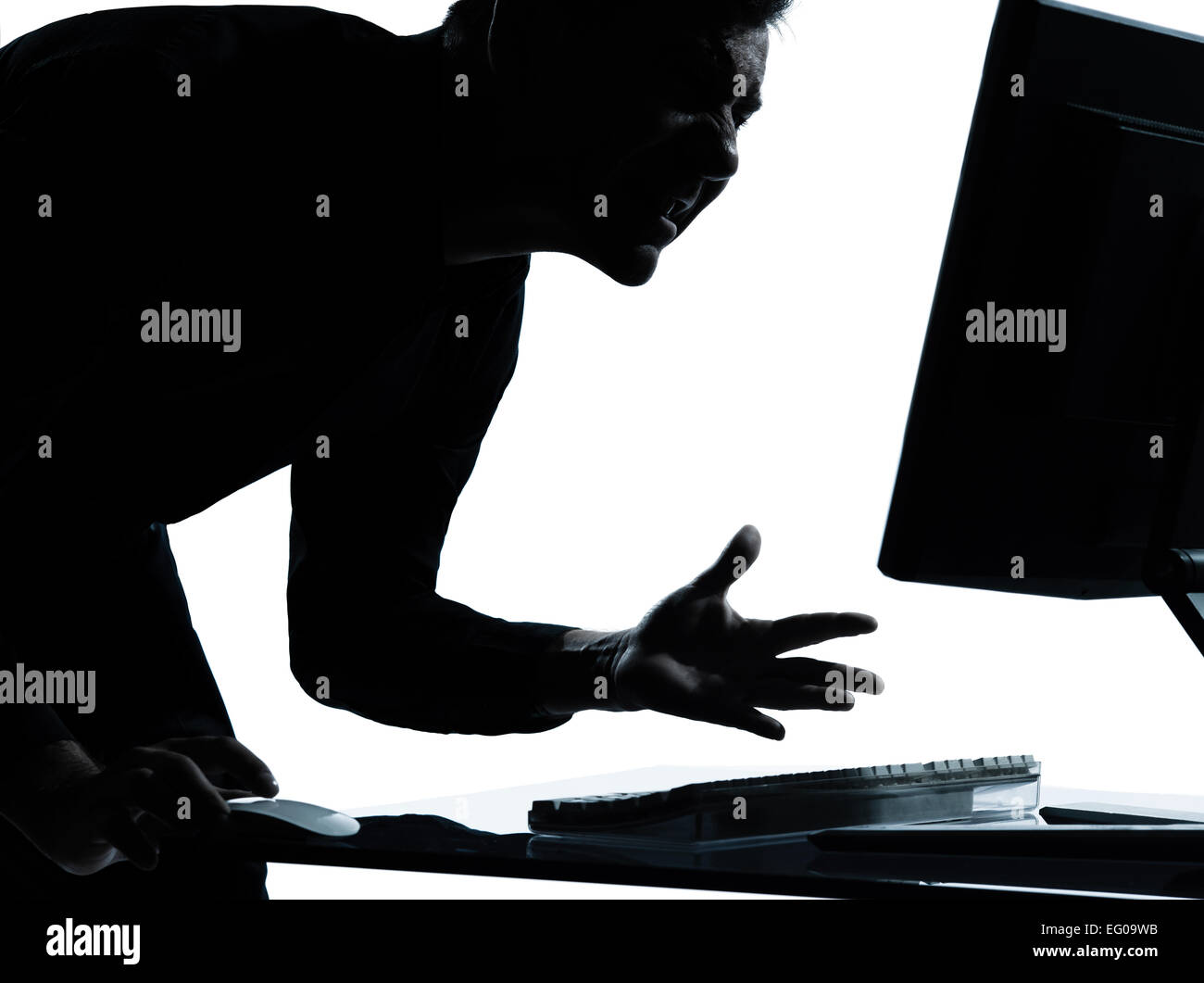 one caucasian business man computing computer angry displeased portrait ... one caucasian business man computing computer angry displeased portrait ...