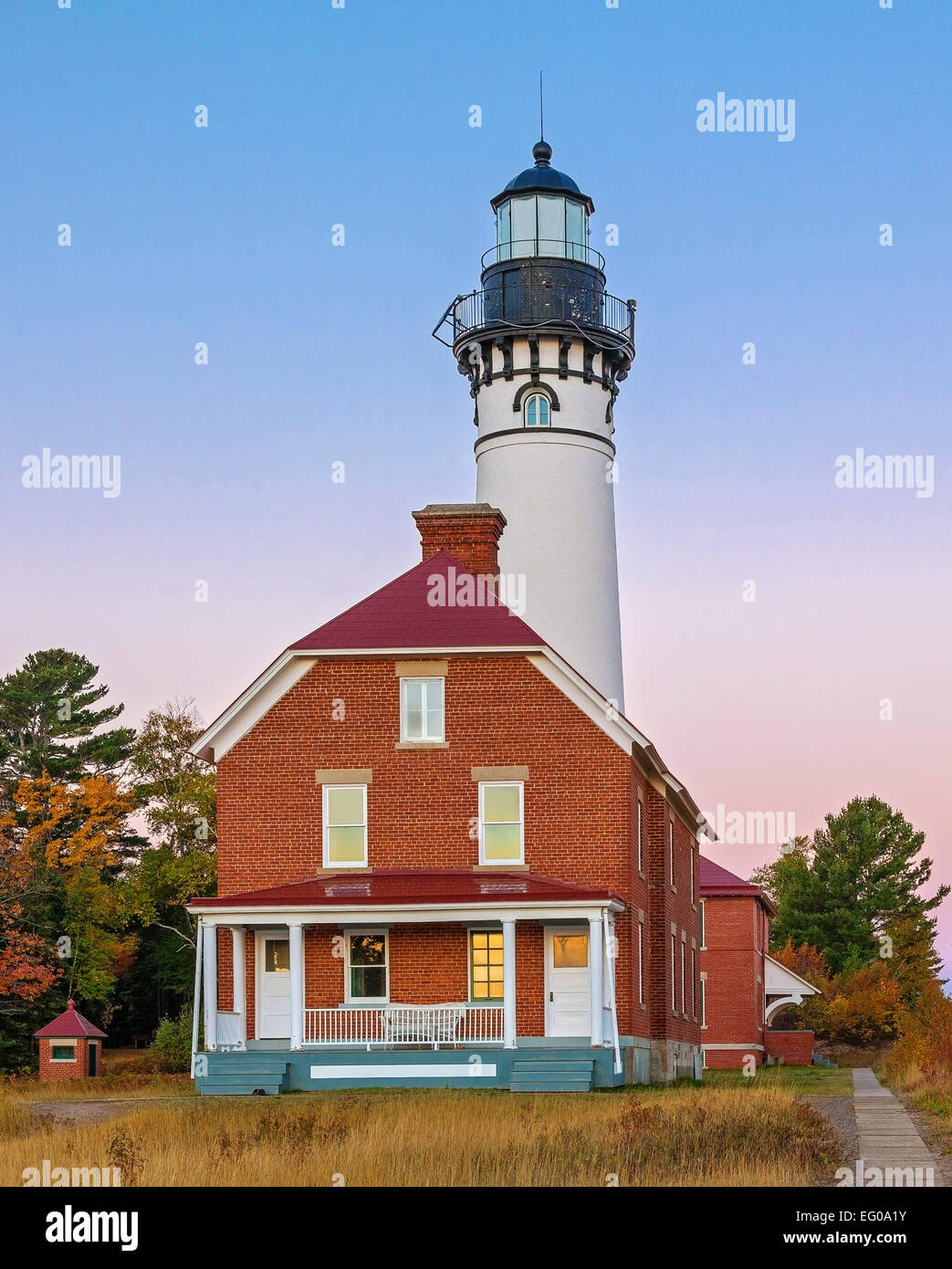 Pictured Rocks National Lakeshore, MI: Au Sable Light Station (1874) on ...