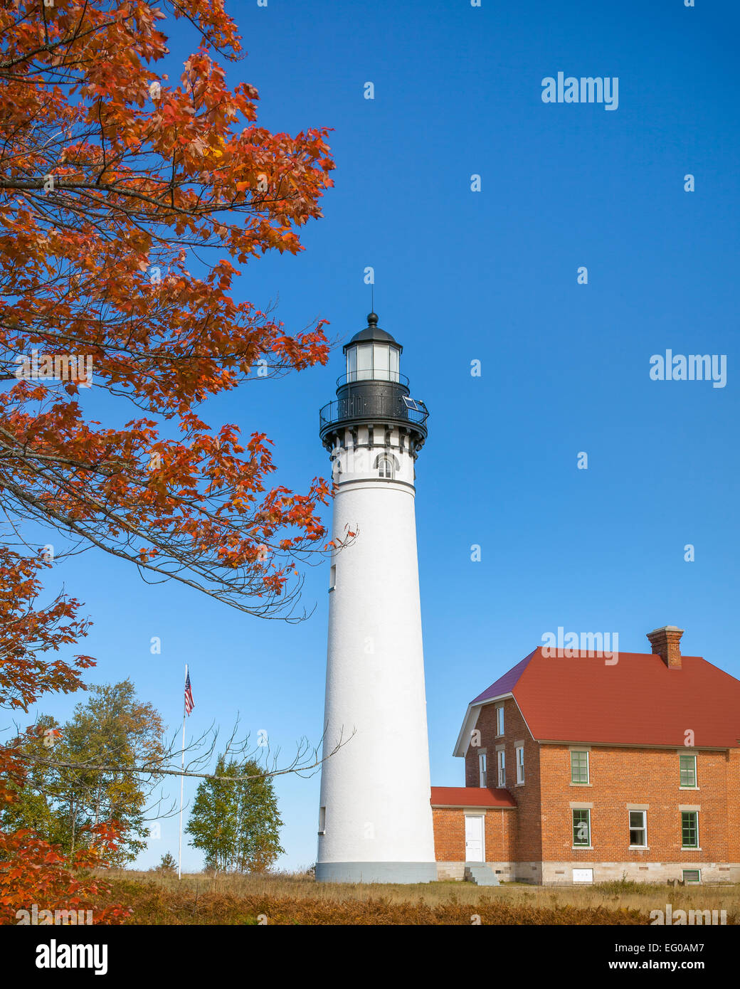 Pictured Rocks National Lakeshore, MI: Au Sable Light Station (1874) on ...