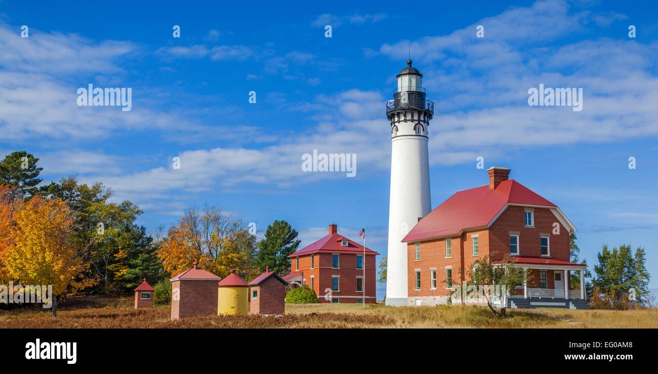 Pictured Rocks National Lakeshore, MI: Au Sable Light Station (1874) on ...