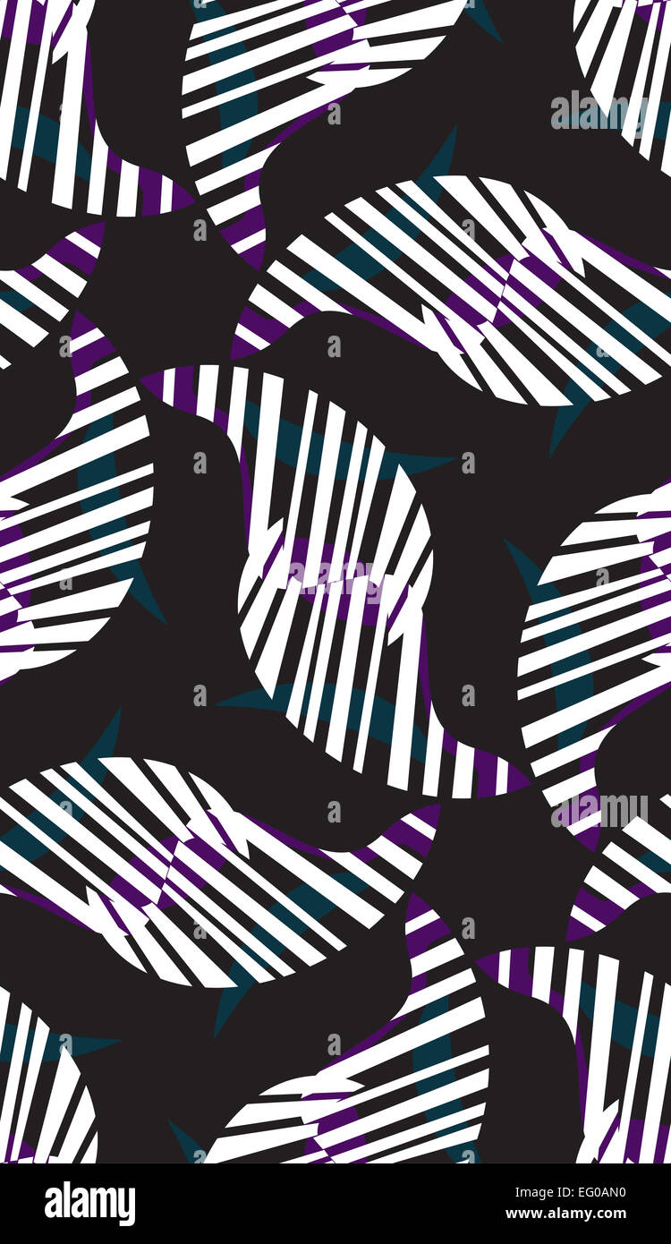 Abstract zebra stripes in seamless background pattern Stock Photo - Alamy
