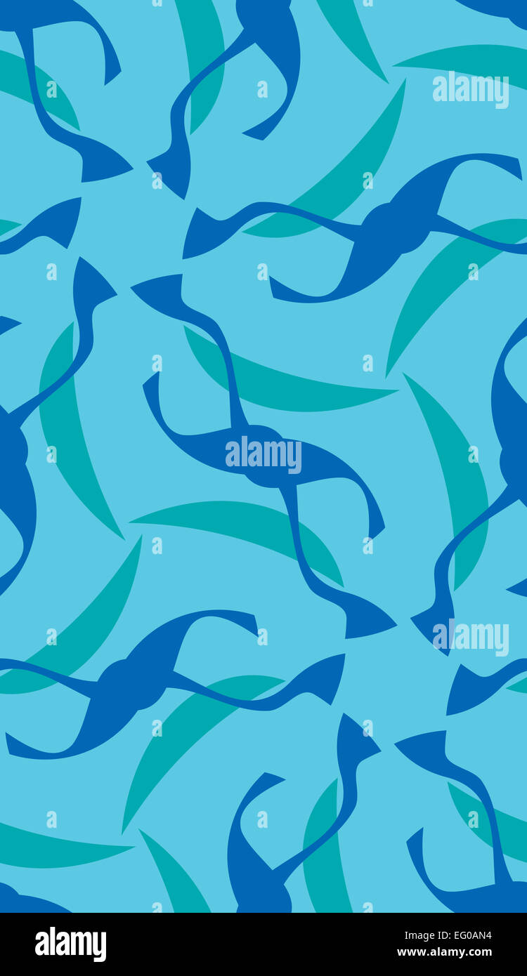 Abstract underwater objects as seamless wallpaper background Stock ...