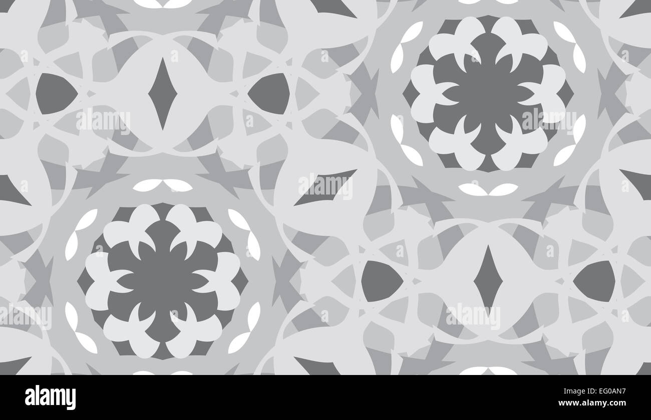Desaturated geometric shapes as seamless background pattern Stock Photo ...