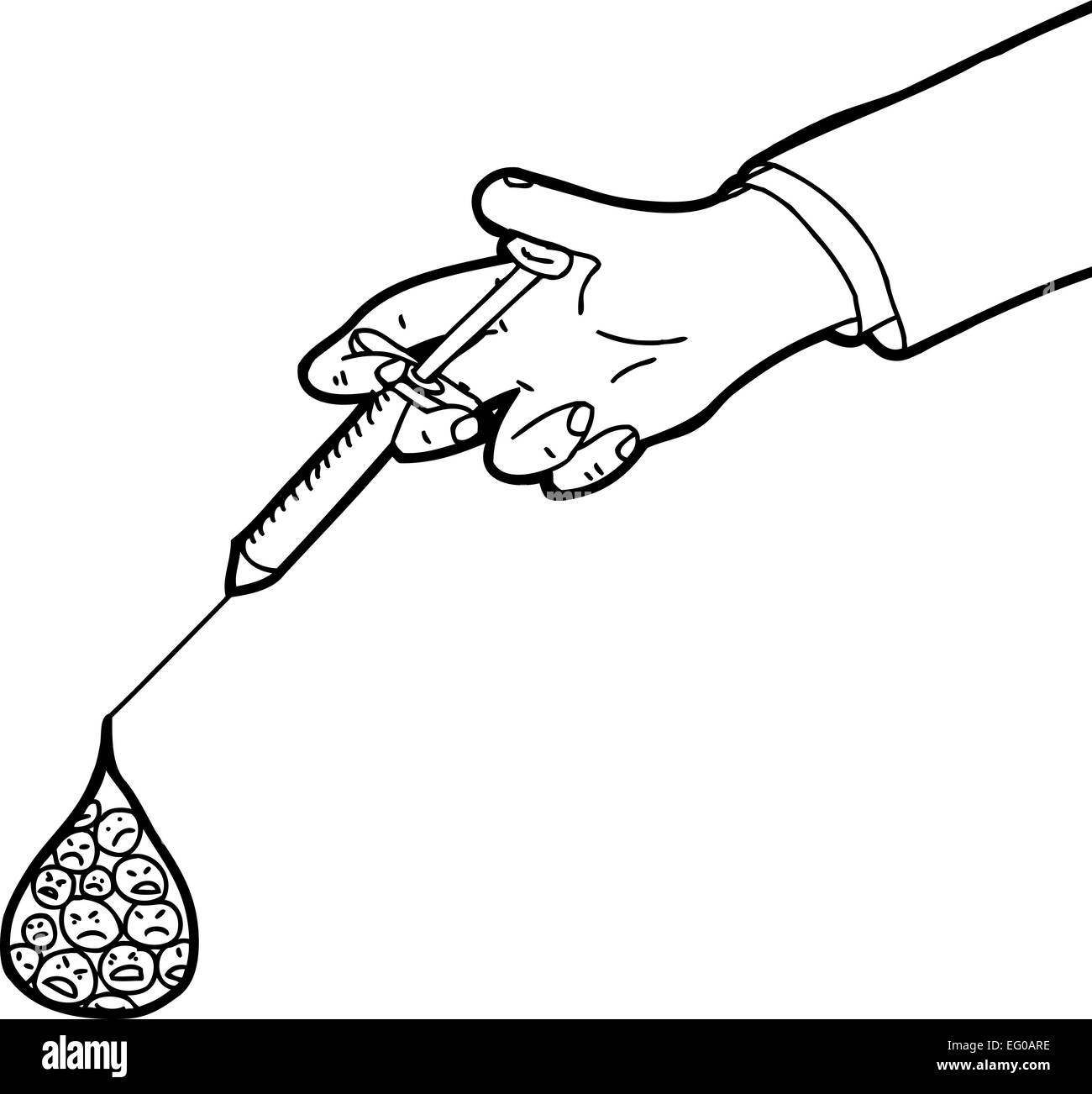 Virus infection in cell Black and White Stock Photos & Images - Alamy