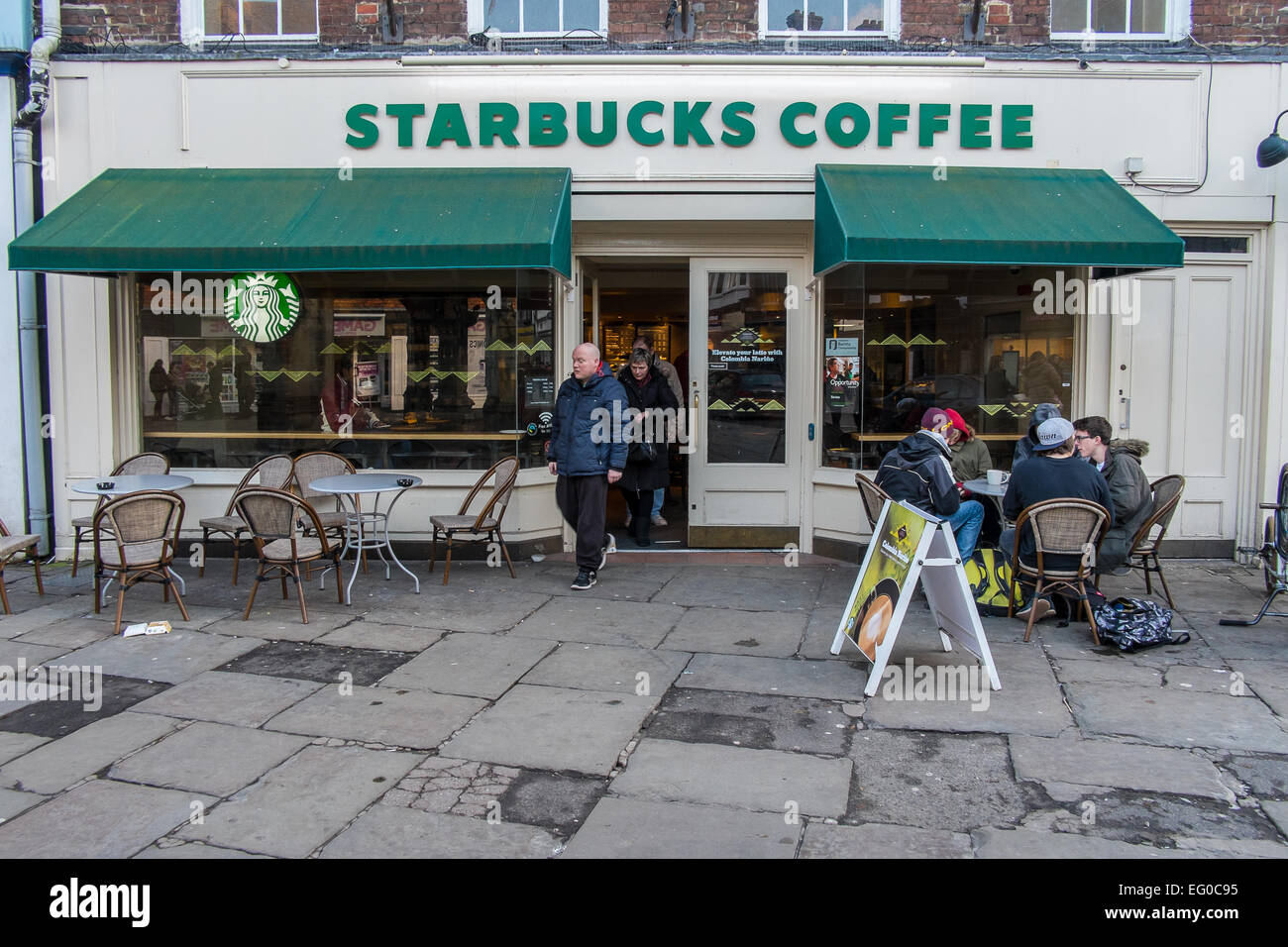 Starbucks Coffee in Salisbury Wiltshire Stock Photo - Alamy