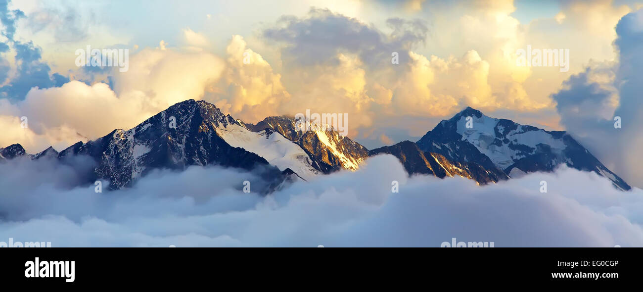 alpine mountain landscape Stock Photo - Alamy