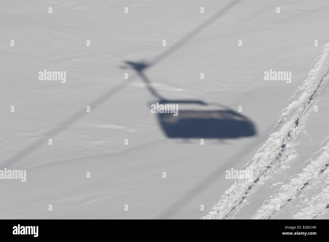 Quad chair lift hi-res stock photography and images - Alamy