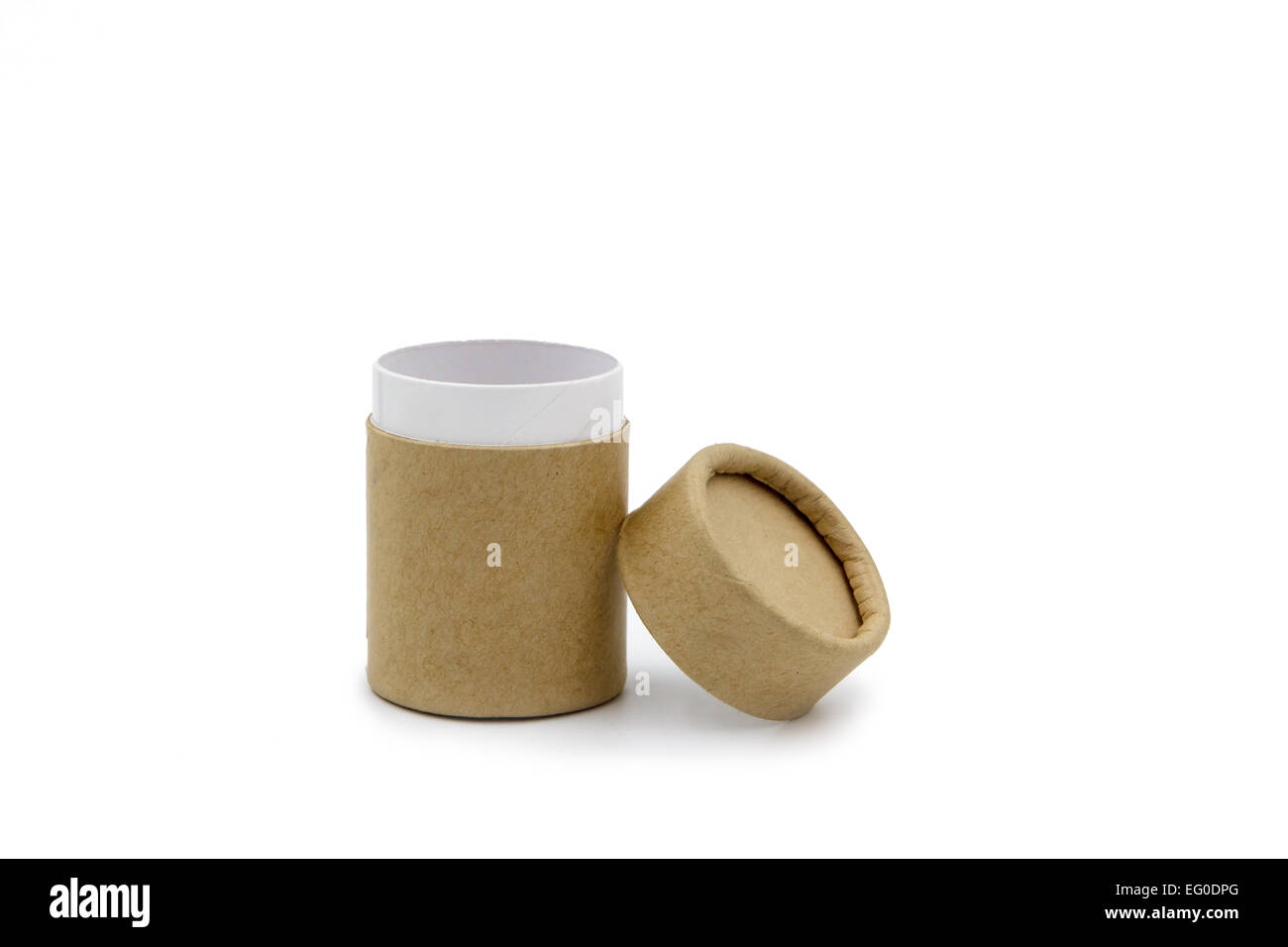 White round carton Stock Photo - Alamy