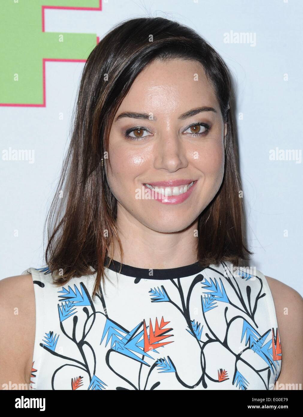 Los Angeles, CA, USA. 12th Feb, 2015. Aubrey Plaza at arrivals for THE ...