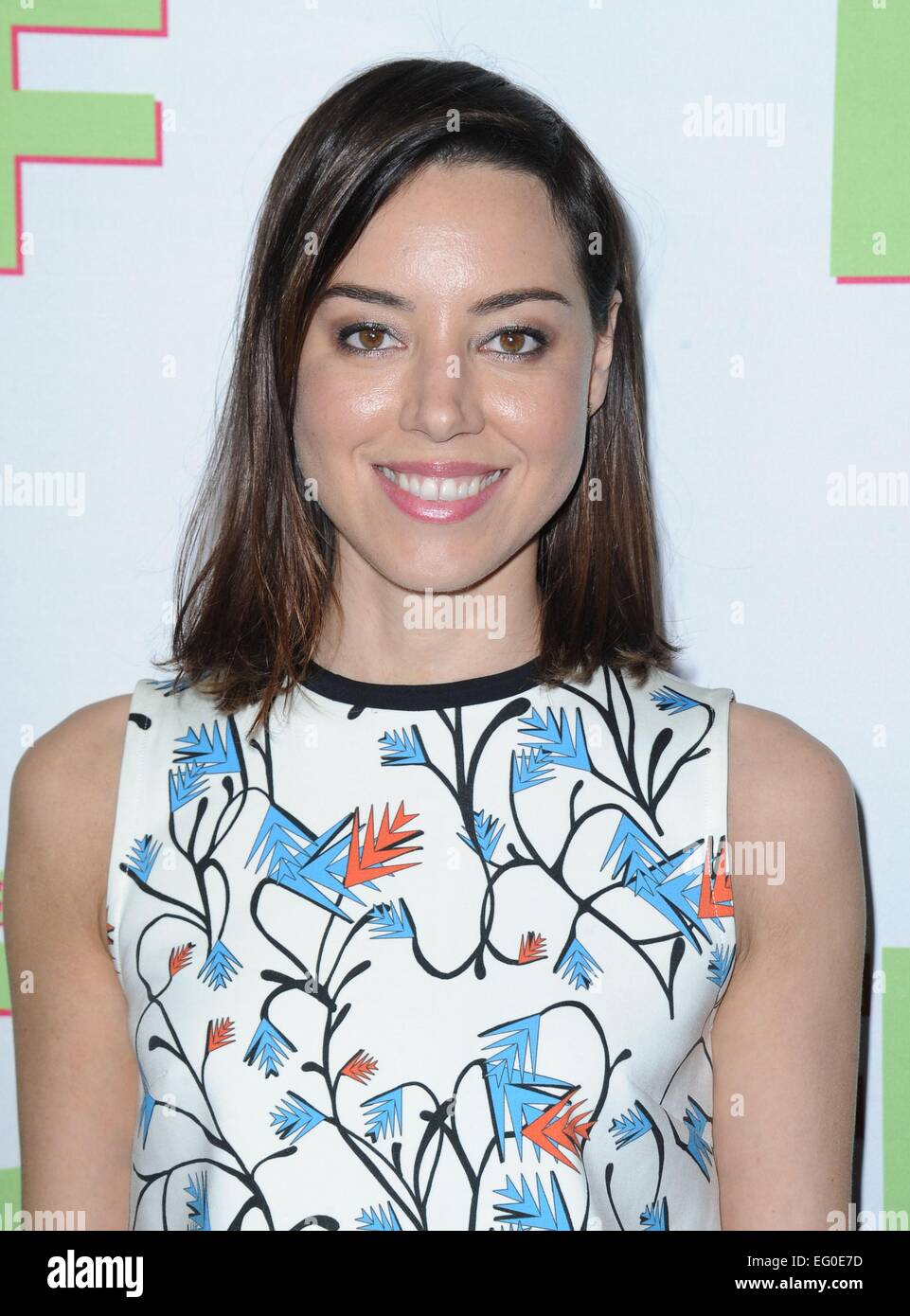 Los Angeles, CA, USA. 12th Feb, 2015. Aubrey Plaza at arrivals for THE ...