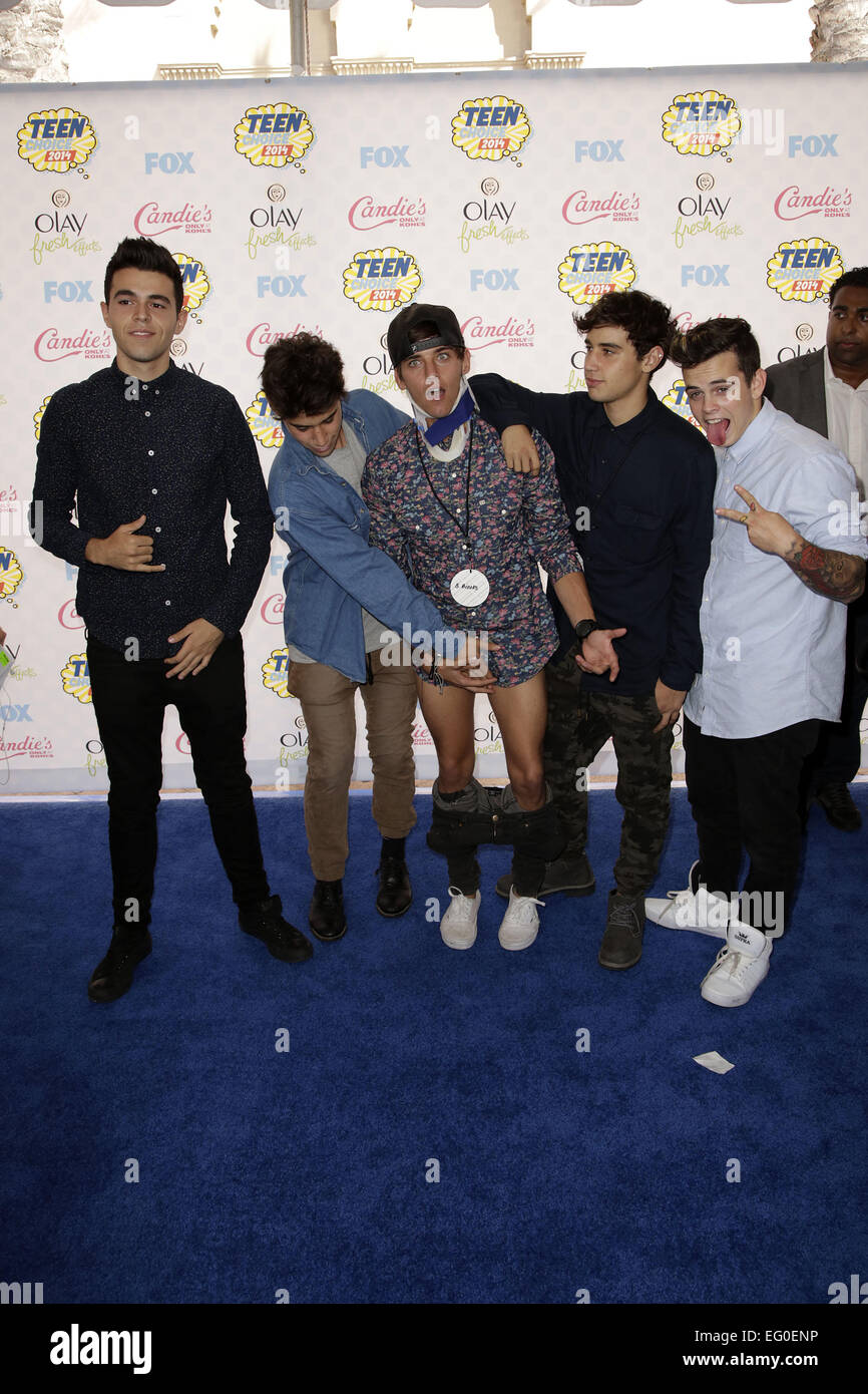 Celebrities attend the 2014 Teen Choice Awards at The Shrine Auditorium ...