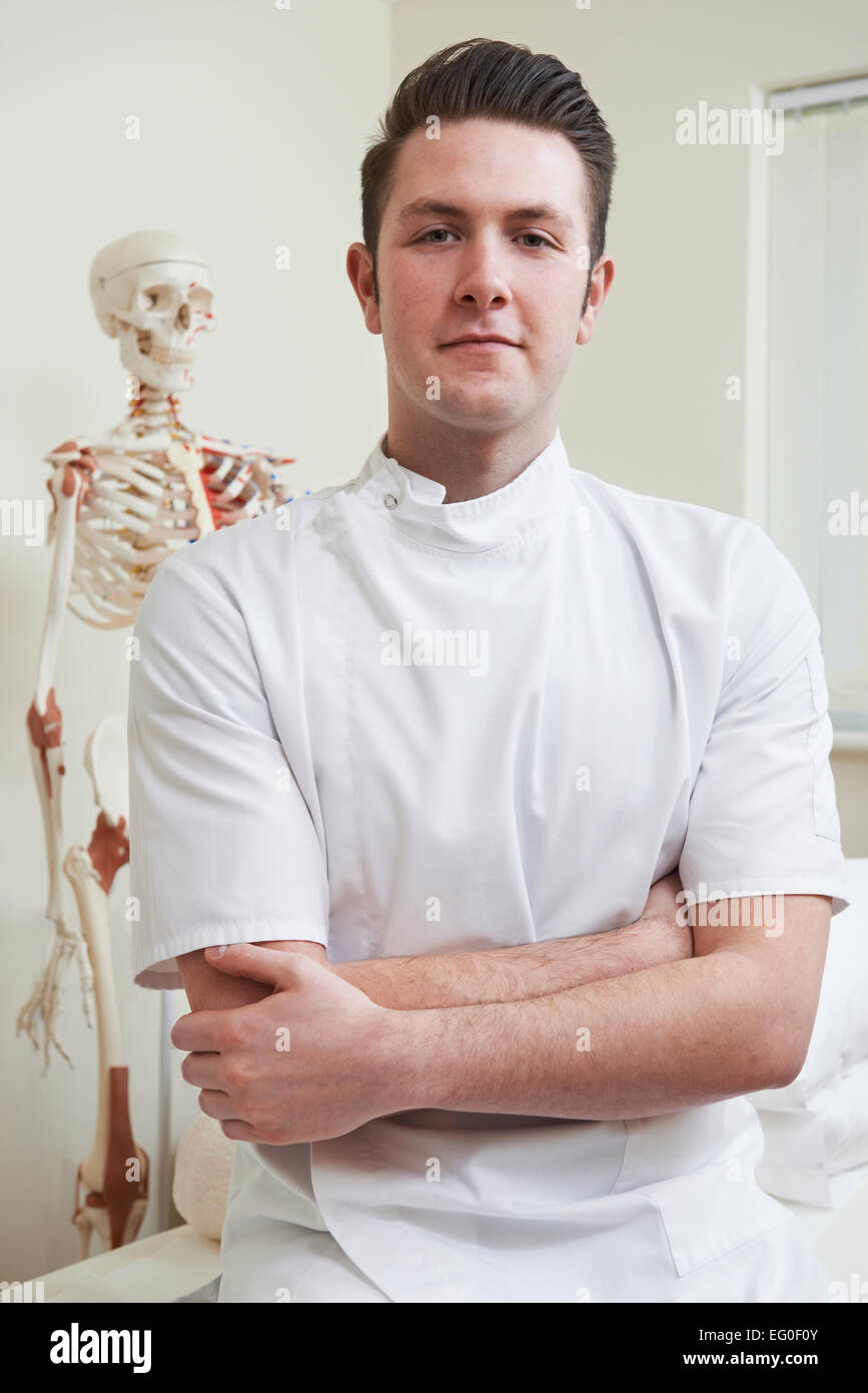 Portrait Of Osteopath In Consulting Room Stock Photo - Alamy