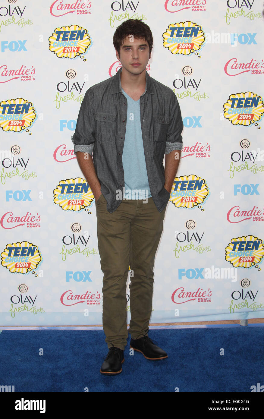 TEEN CHOICE AWARDS 2014 Featuring: David Lambert Where: Los Angeles ...