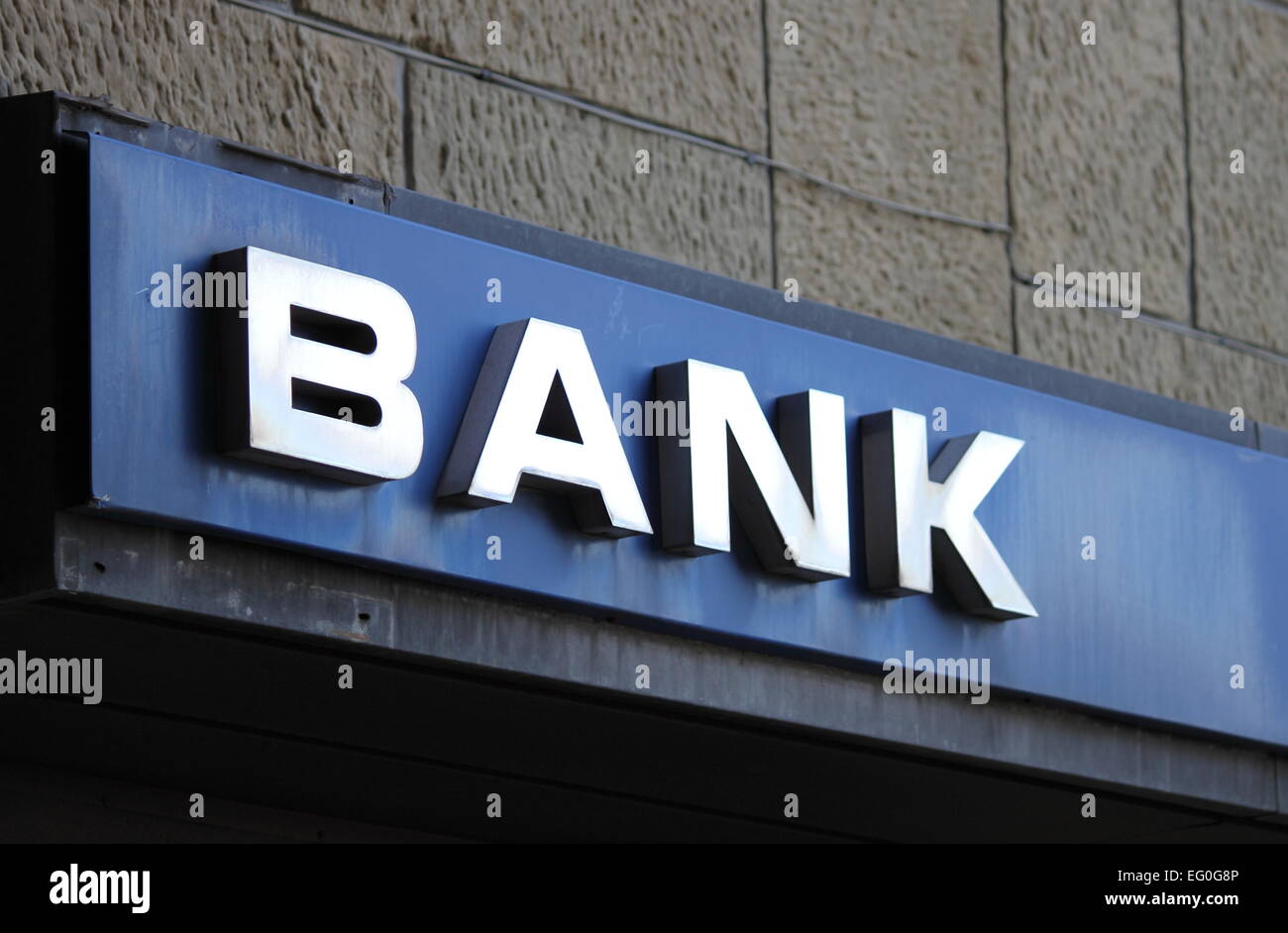 Banner bank building hi-res stock photography and images - Alamy