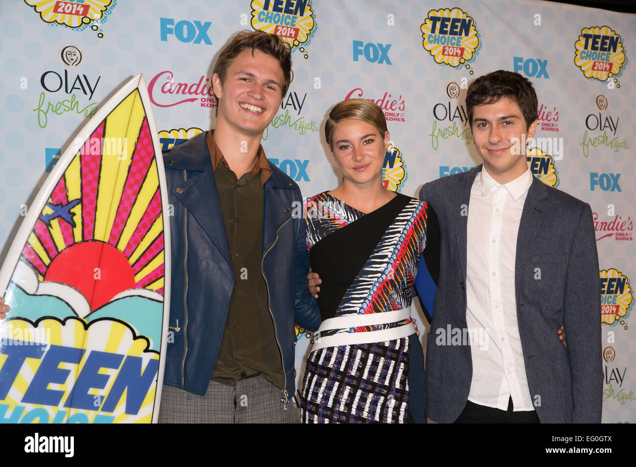 Celebrities attend FOX's 2014 Teen Choice Awards - Press Room at The ...