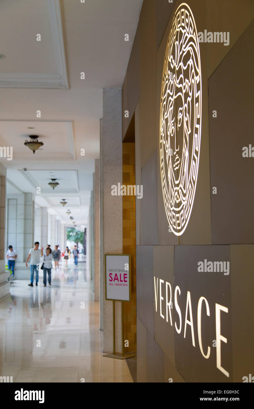 Versace store at Union Square shopping mall, Ho Chi Minh City, Vietnam ...