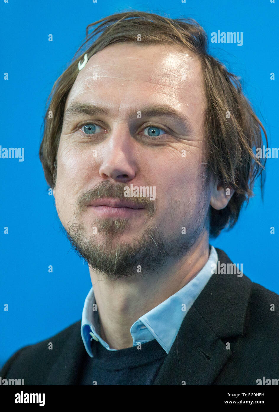 Berlin, Germany. 12th Feb, 2015. German actor Lars Eidinger poses ...