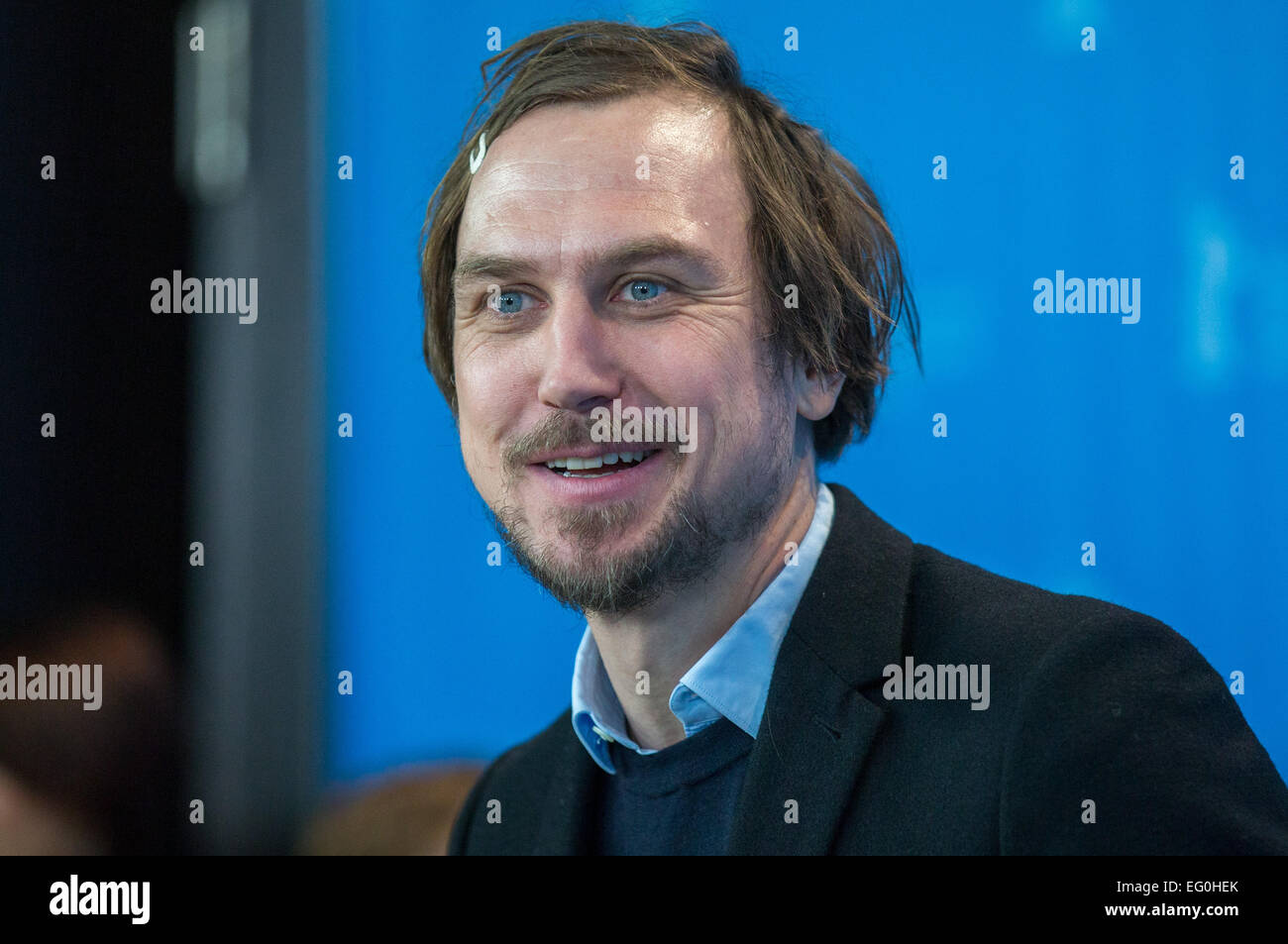 Berlin, Germany. 12th Feb, 2015. German actor Lars Eidinger poses ...
