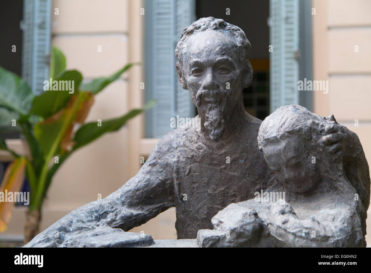 Statues in grounds of Fine Arts Museum, Ho Chi Minh City, Vietnam Stock ...