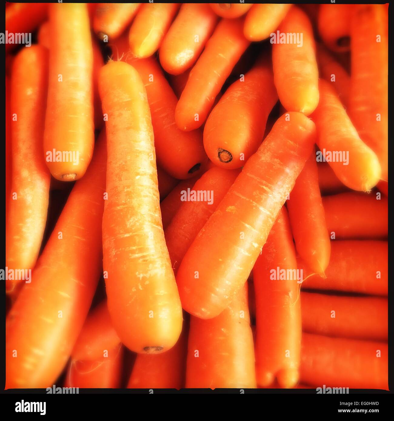 Close-up view of stack of carrots Stock Photo - Alamy