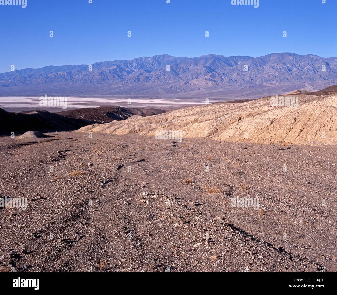 View over the rugged landscape, Death Valley, Death Valley National ...