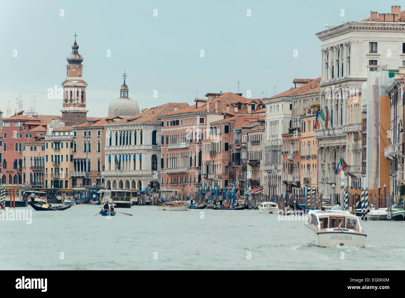 Italy, Venice, Waterfront buildings of Grand Canal Stock Photo - Alamy