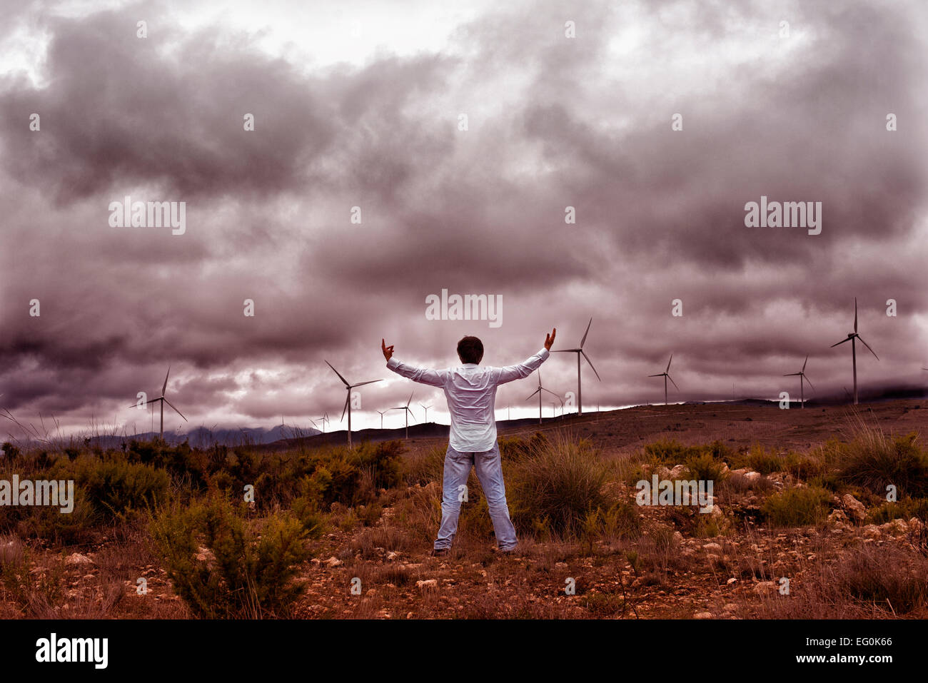 Wind and storm summoning hi-res stock photography and images - Alamy