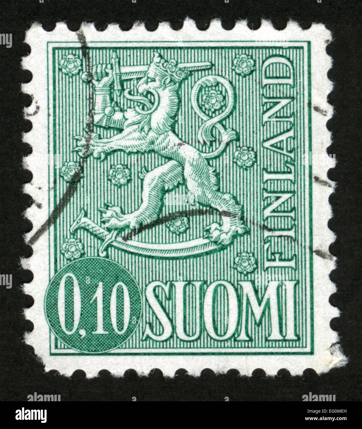 Finland, postage stamp Stock Photo - Alamy