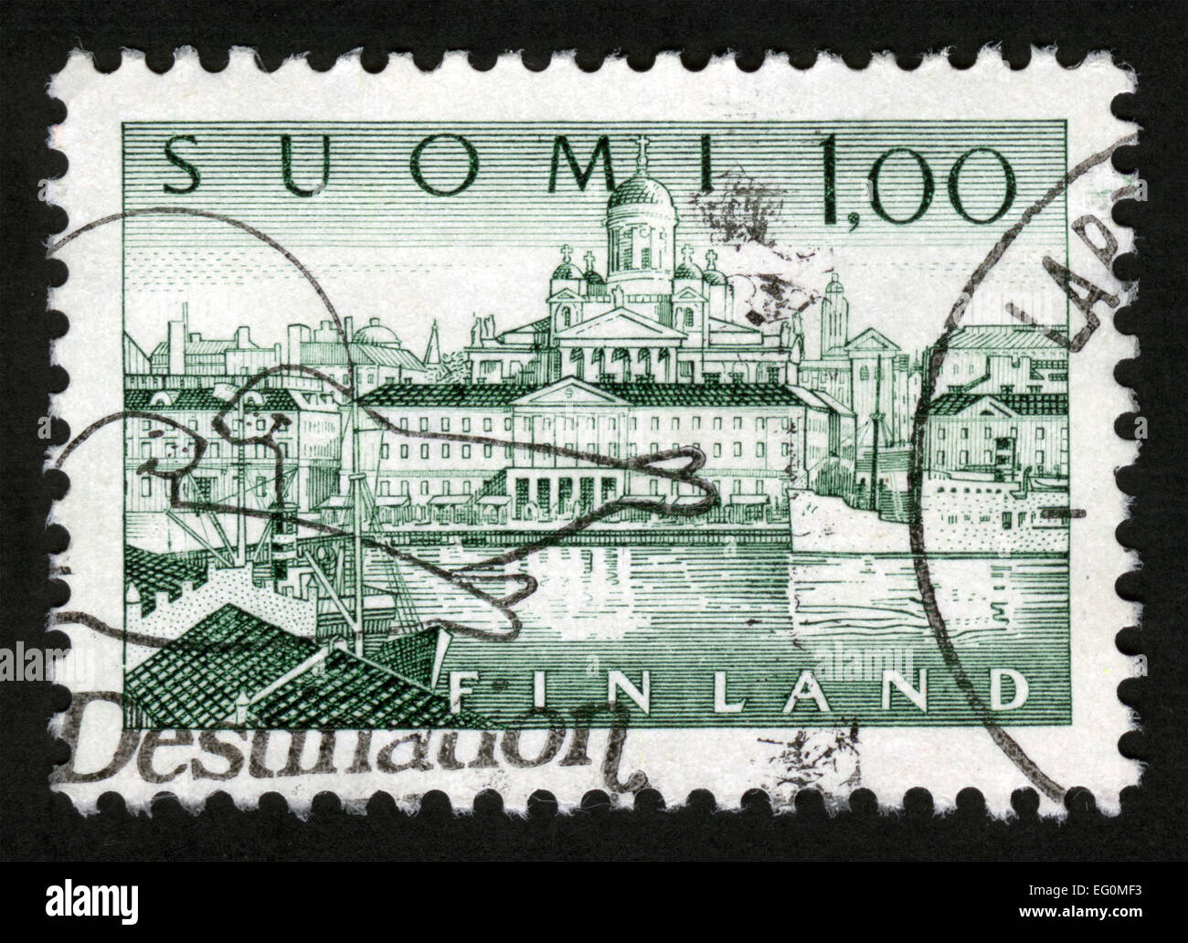 Finland postage stamp hi-res stock photography and images - Alamy