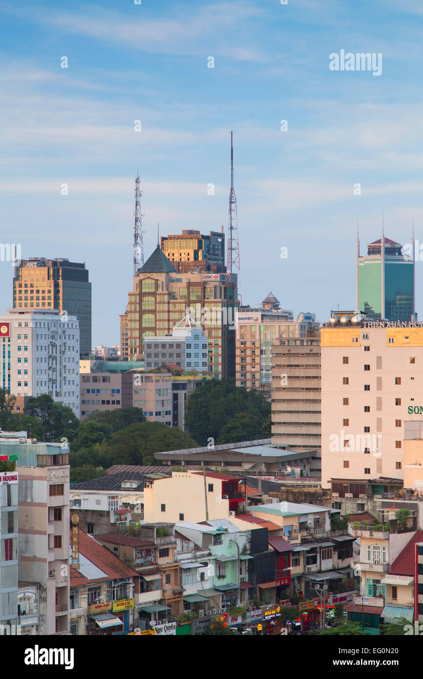 Ho chi minh city elevated skyline view hi-res stock photography and ...