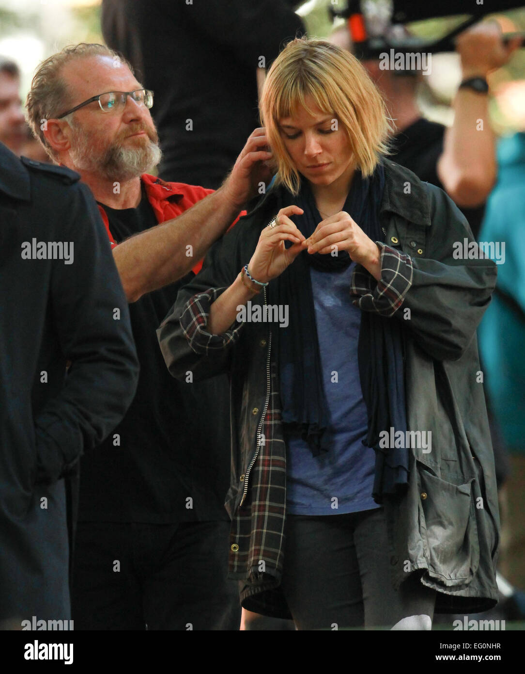 Filming takes place on the set of upcoming movie 'Adam Jones' Featuring ...