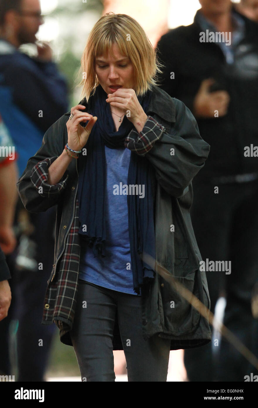 Filming takes place on the set of upcoming movie 'Adam Jones' Featuring ...