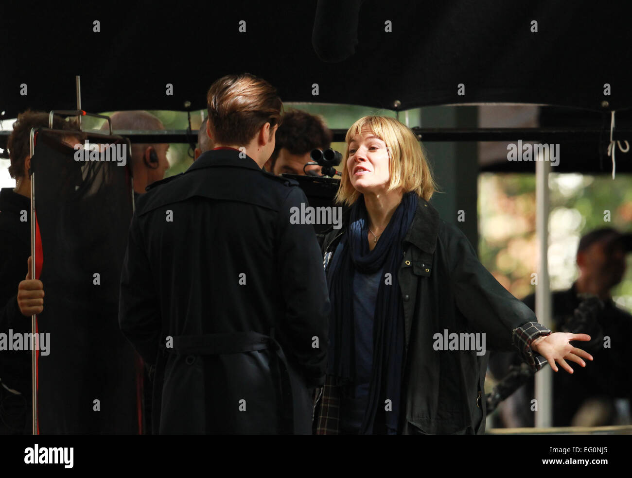 Filming takes place on the set of upcoming movie 'Adam Jones' Featuring ...