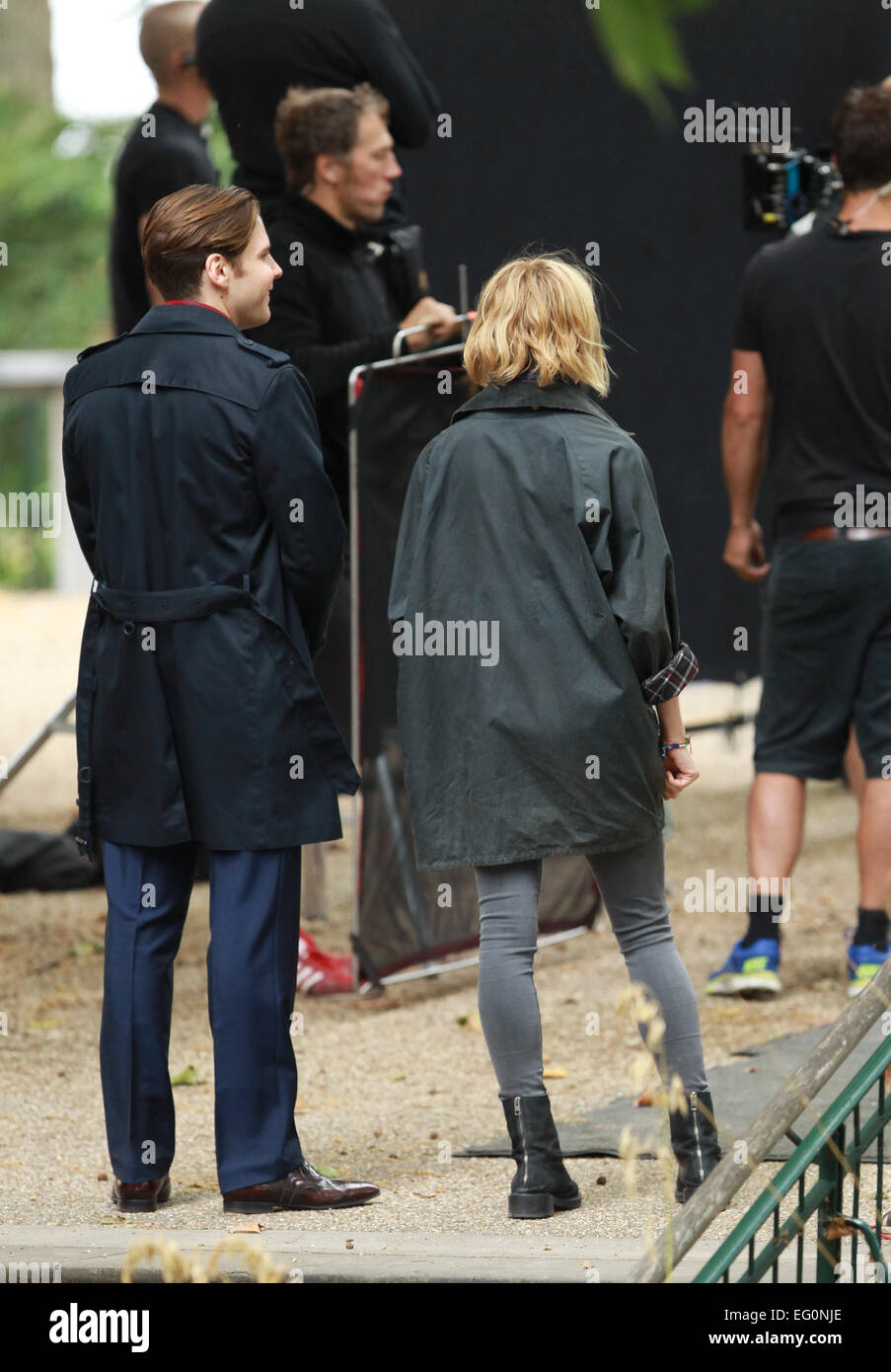 Filming takes place on the set of upcoming movie 'Adam Jones' Featuring ...