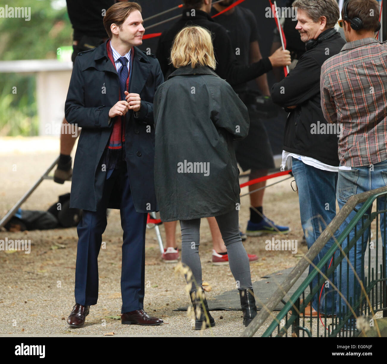 Filming takes place on the set of upcoming movie 'Adam Jones' Featuring ...