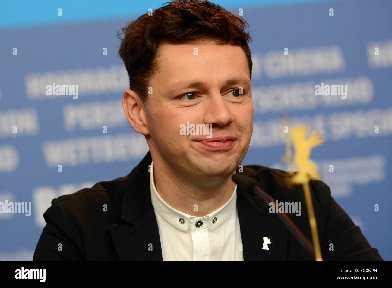 Christian Friedel during the 'Elser/13 Minutes' press conference at the ...