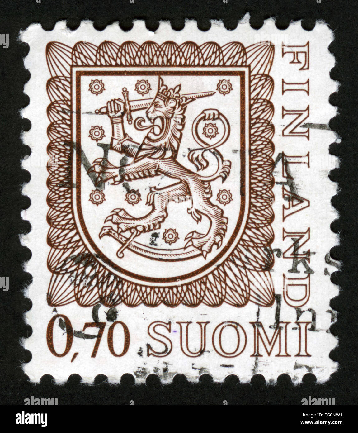 Finland coat arms stamp hi-res stock photography and images - Alamy