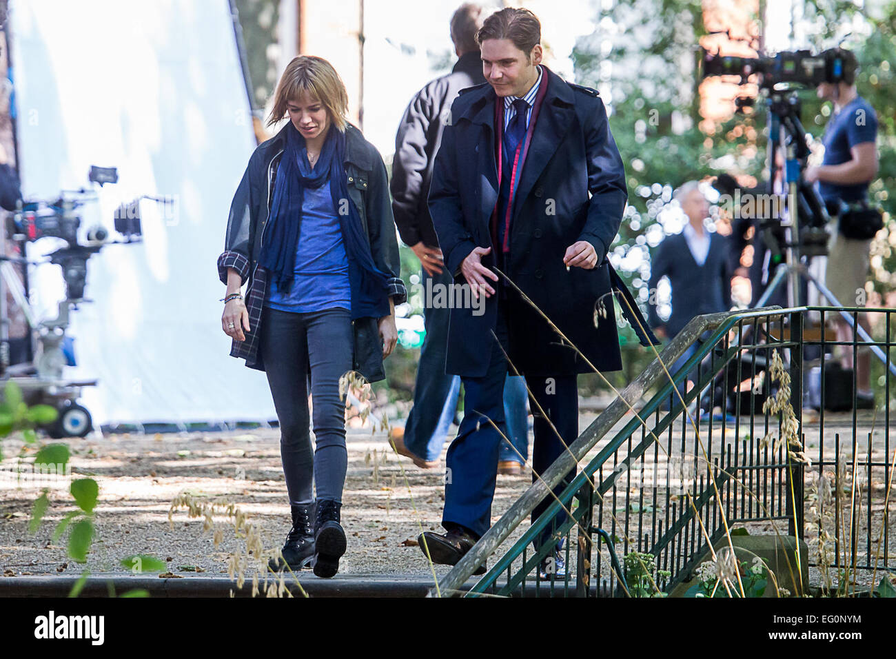 Filming takes place on the set of upcoming movie 'Adam Jones' Featuring ...