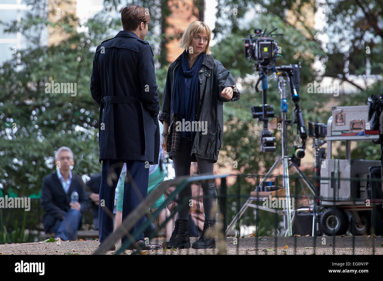 Filming takes place on the set of upcoming movie 'Adam Jones' Featuring ...