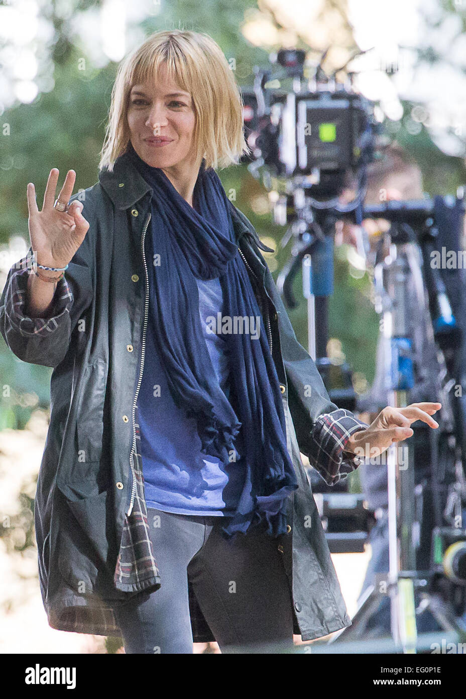 Filming takes place on the set of upcoming movie 'Adam Jones' Featuring ...