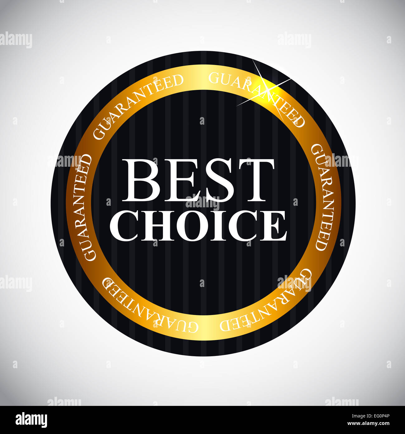 Best Choice Label with Ribbon Vector Illustration Stock Photo - Alamy