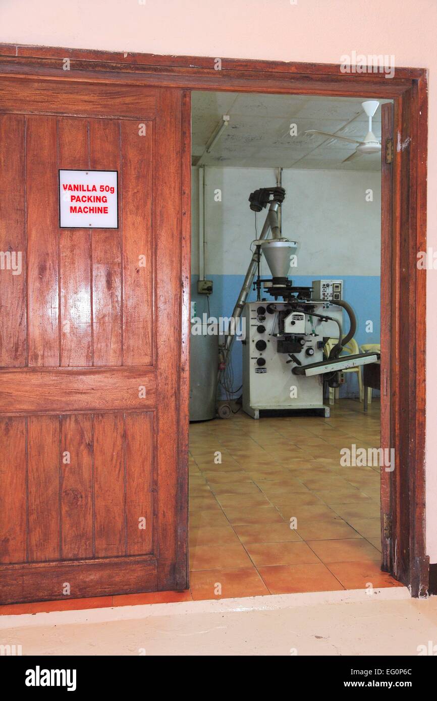 Tea production at the tea factory of the Seychelles Trading Company on ...