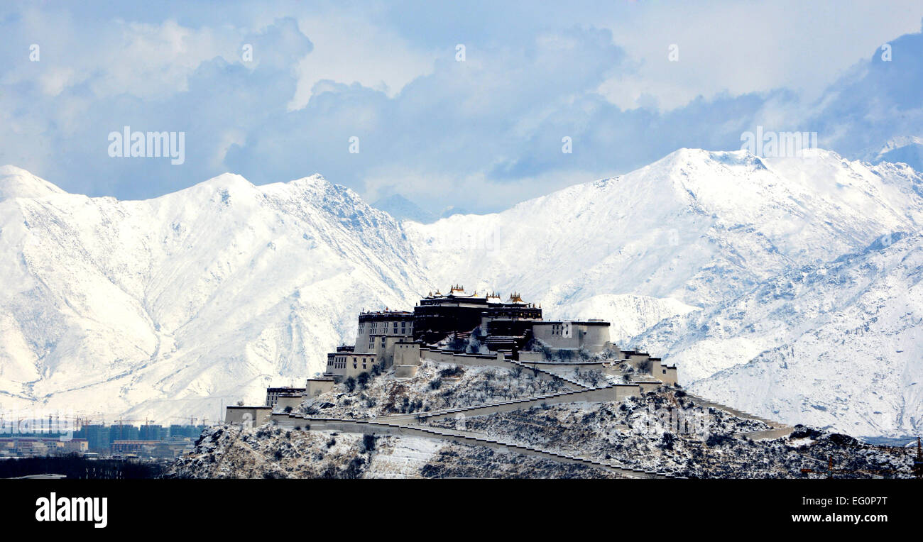 Lhasa, China's Tibet Autonomous Region. 13th Feb, 2015. The Potala ...
