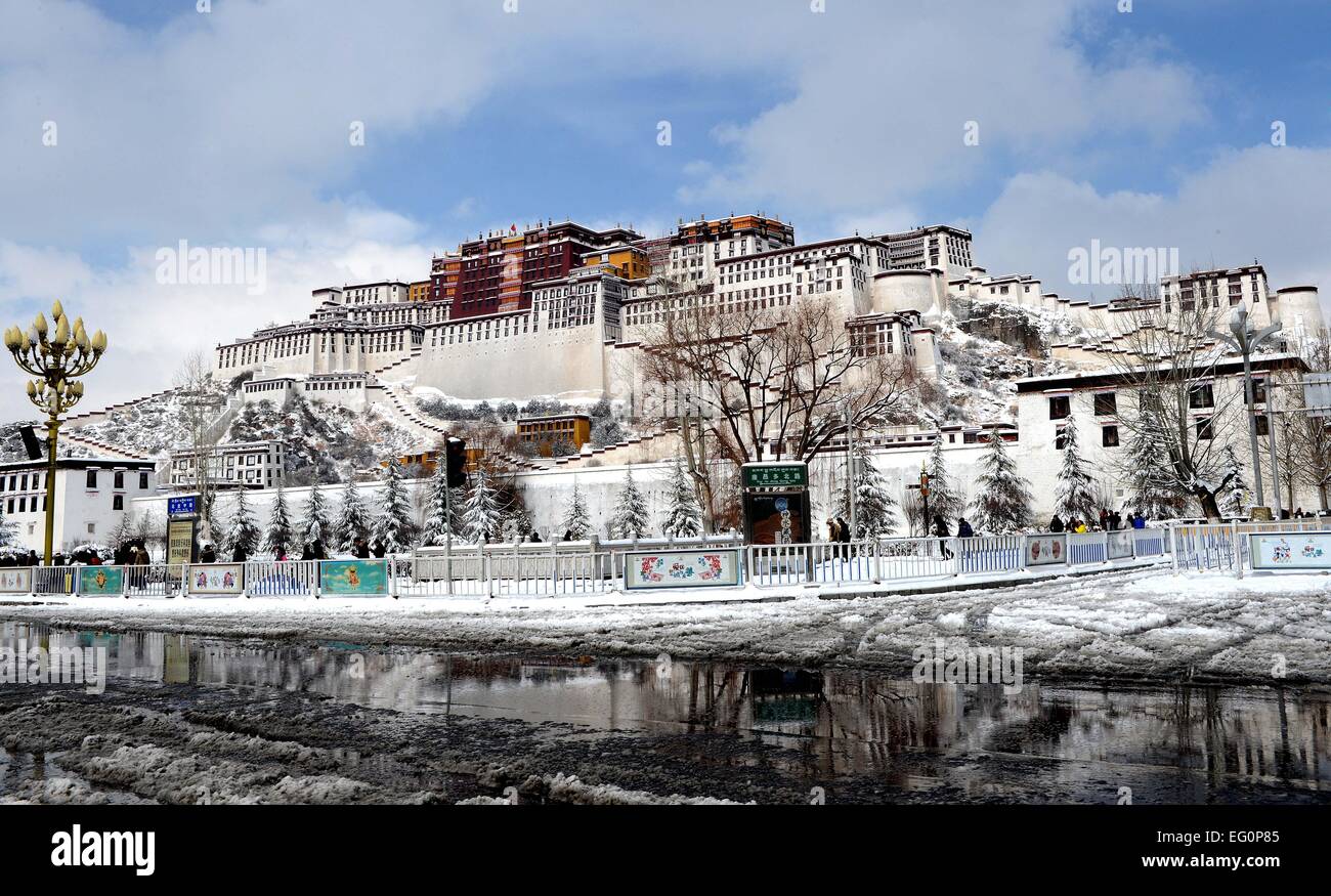 Lhasa, China's Tibet Autonomous Region. 13th Feb, 2015. The Potala ...