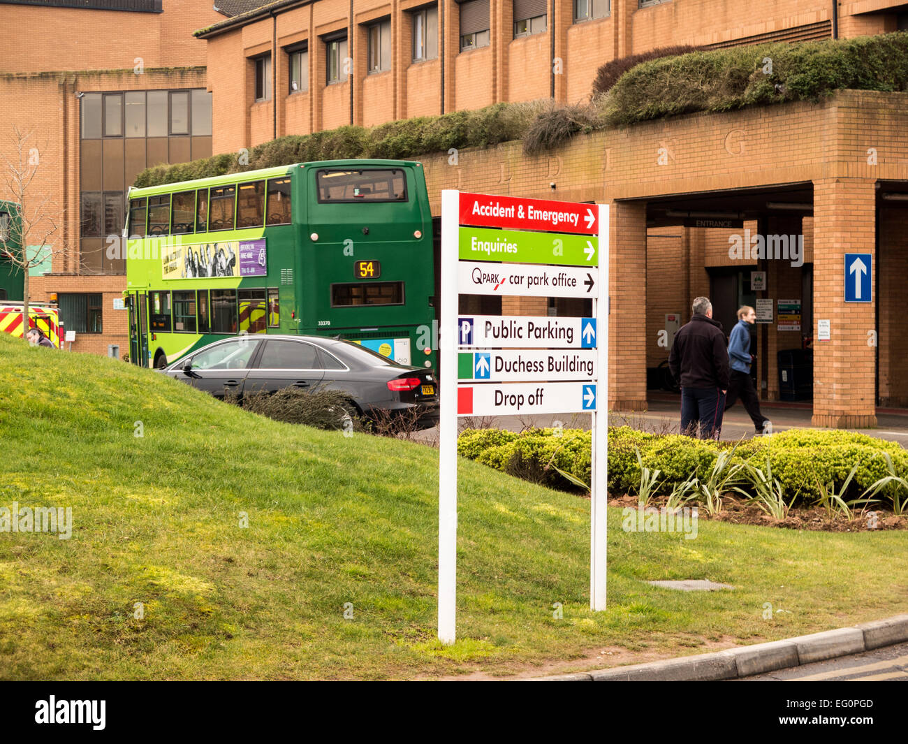 Musgrove Park A&E Entrance Stock Photo - Alamy