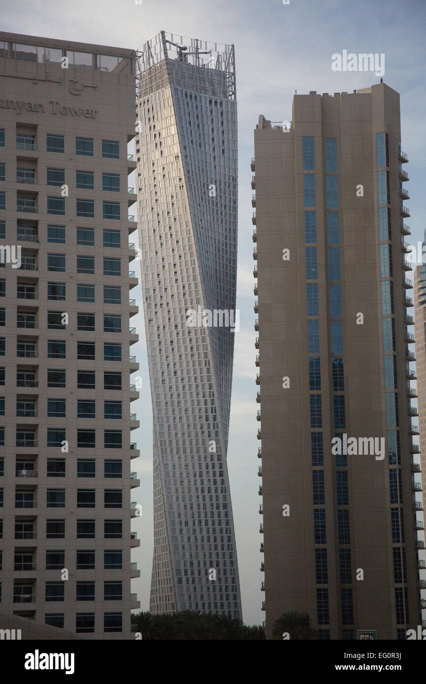 Dubai Marina buildings Stock Photo - Alamy