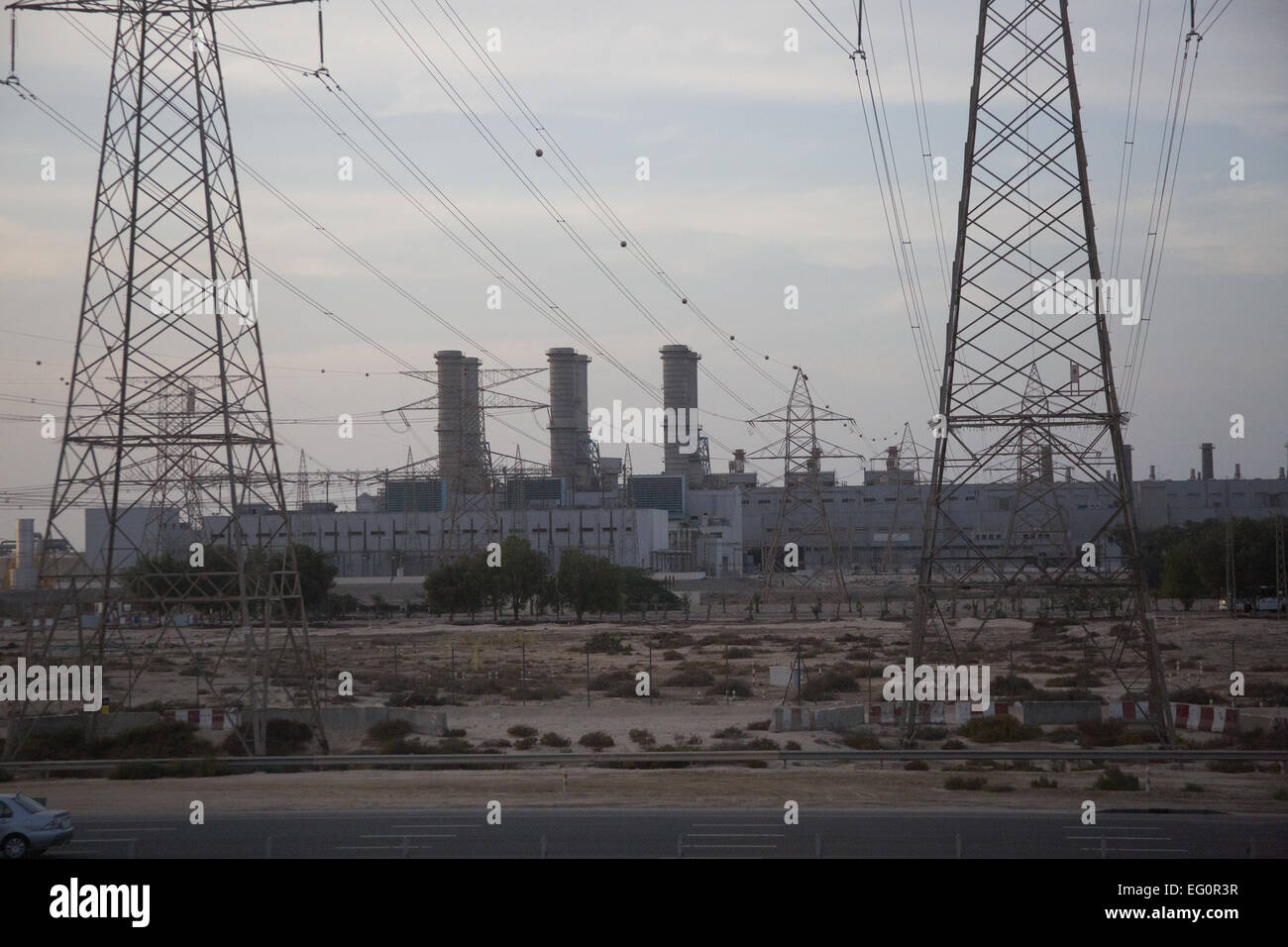 Power substation Dubai UAE Stock Photo - Alamy